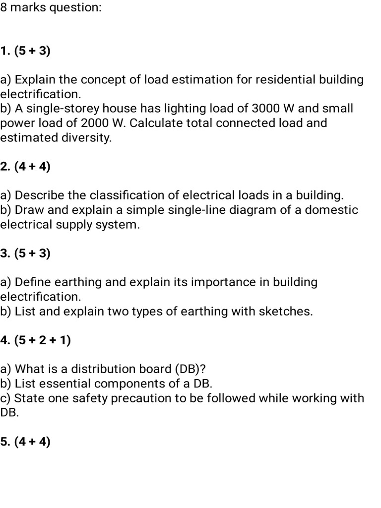 Building Electrification Pdf Fuse Electrical Electrical Wiring