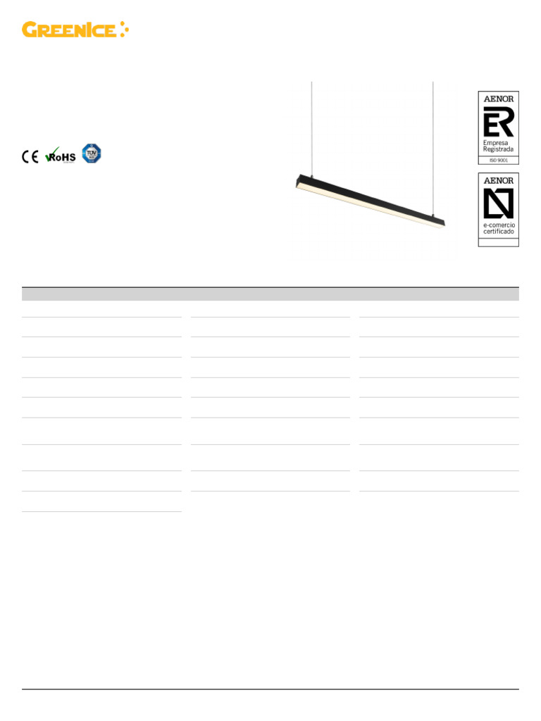 Greenice.com_Luminaria Lineal LED Philips 2835 120Cm 40W 2700ºK IP40 ...