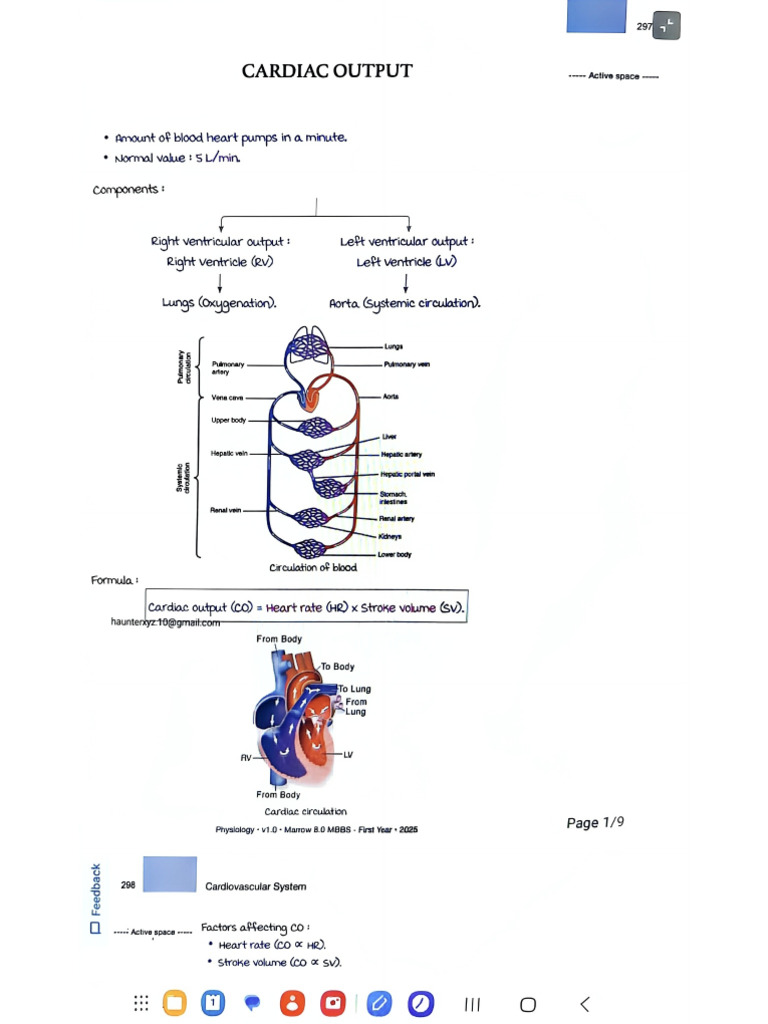 Cardiac Output | PDF