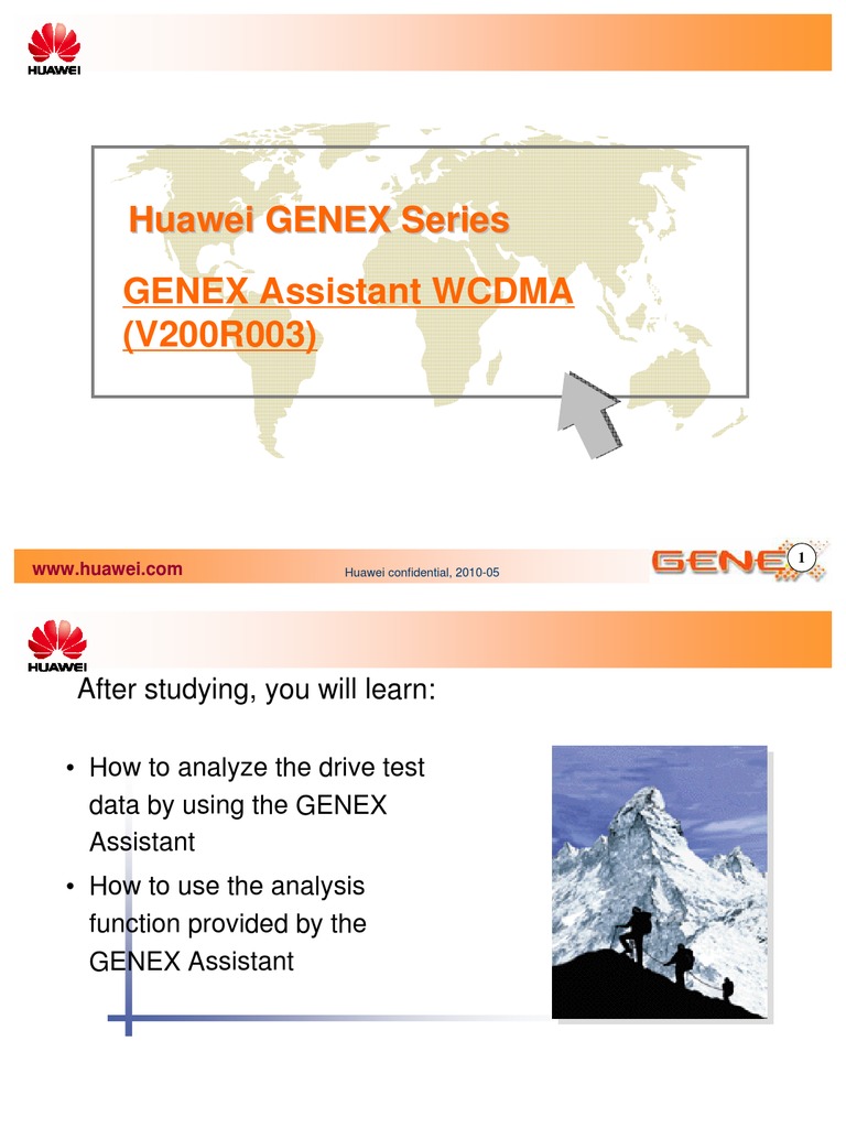 05 Genex Assistant Wcdma (Ver2.3) | PDF | High Speed Packet Access ...