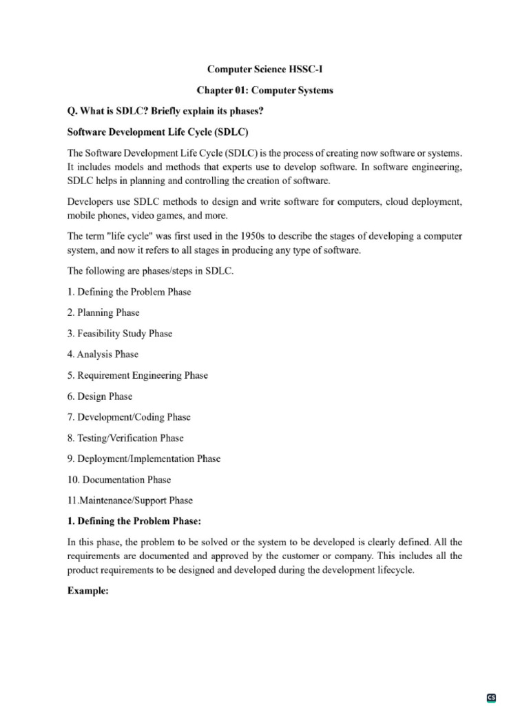 Computer Chapter 1 Notes | PDF