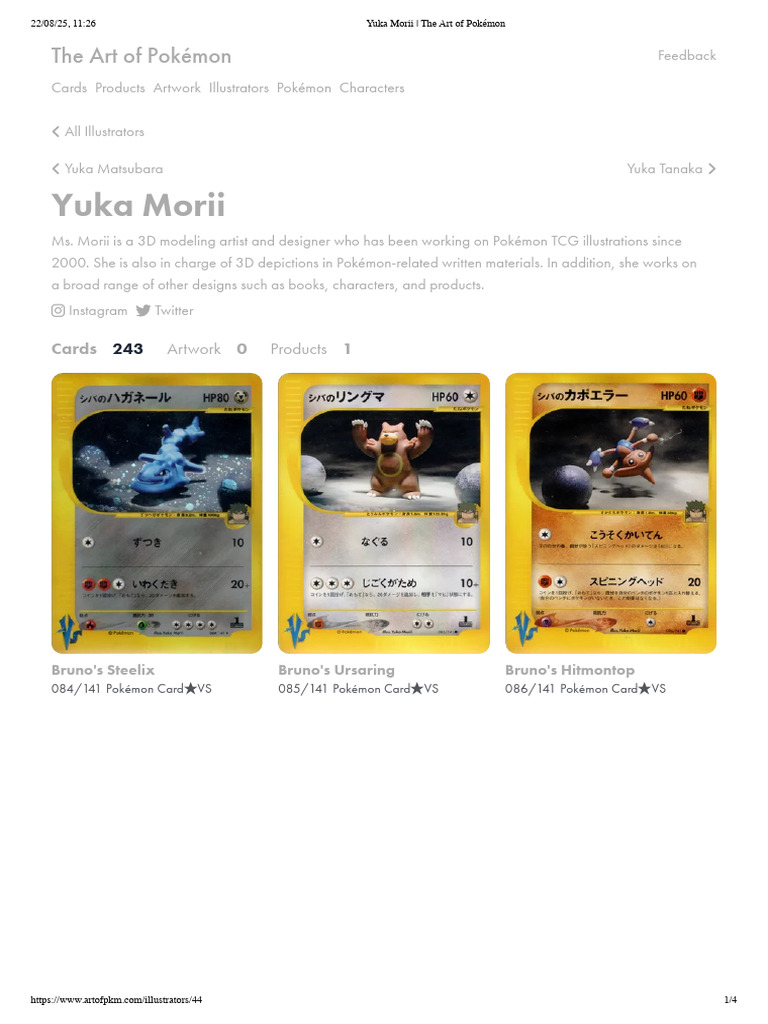 Yuka Morii _ The Art of Pokémon 1 | PDF | Trading Cards | Pokémon