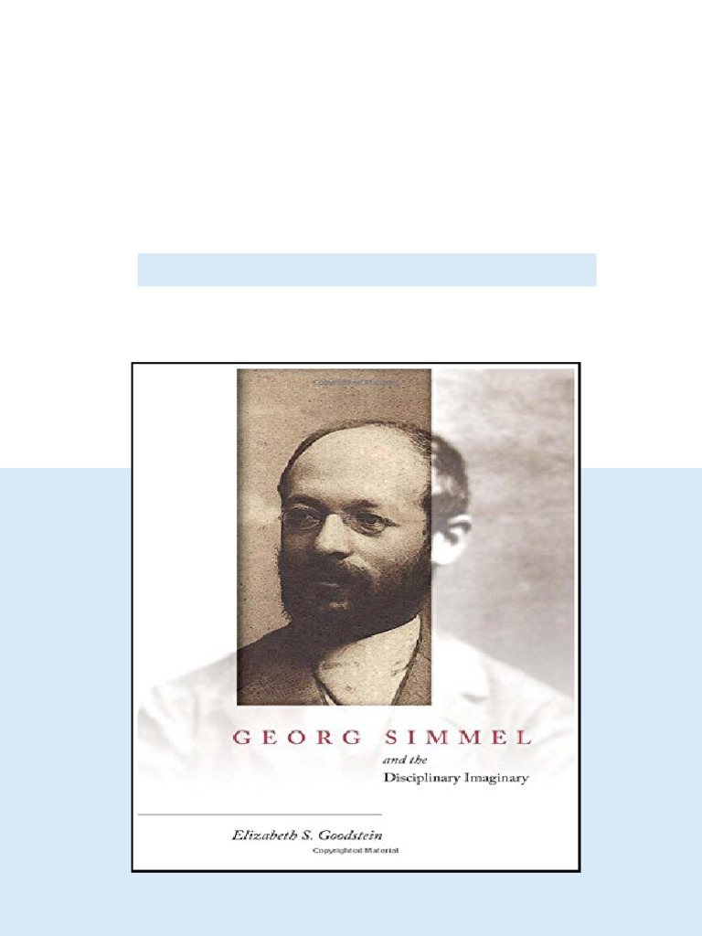 (Ebook) Georg Simmel and the Disciplinary Imaginary by Elizabeth S ...