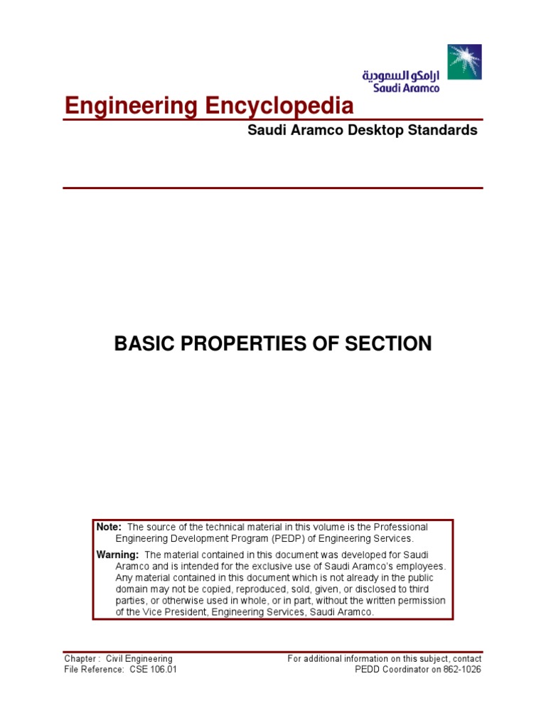 Basic Properties of Section | PDF | Beam (Structure) | Structural Steel