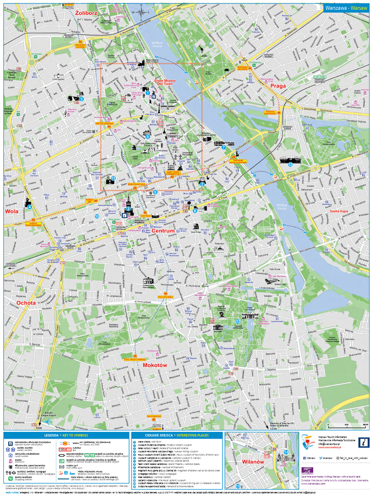 Warsaw Map | PDF
