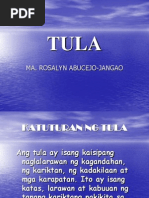 Mga Elemento NG Tula | PDF