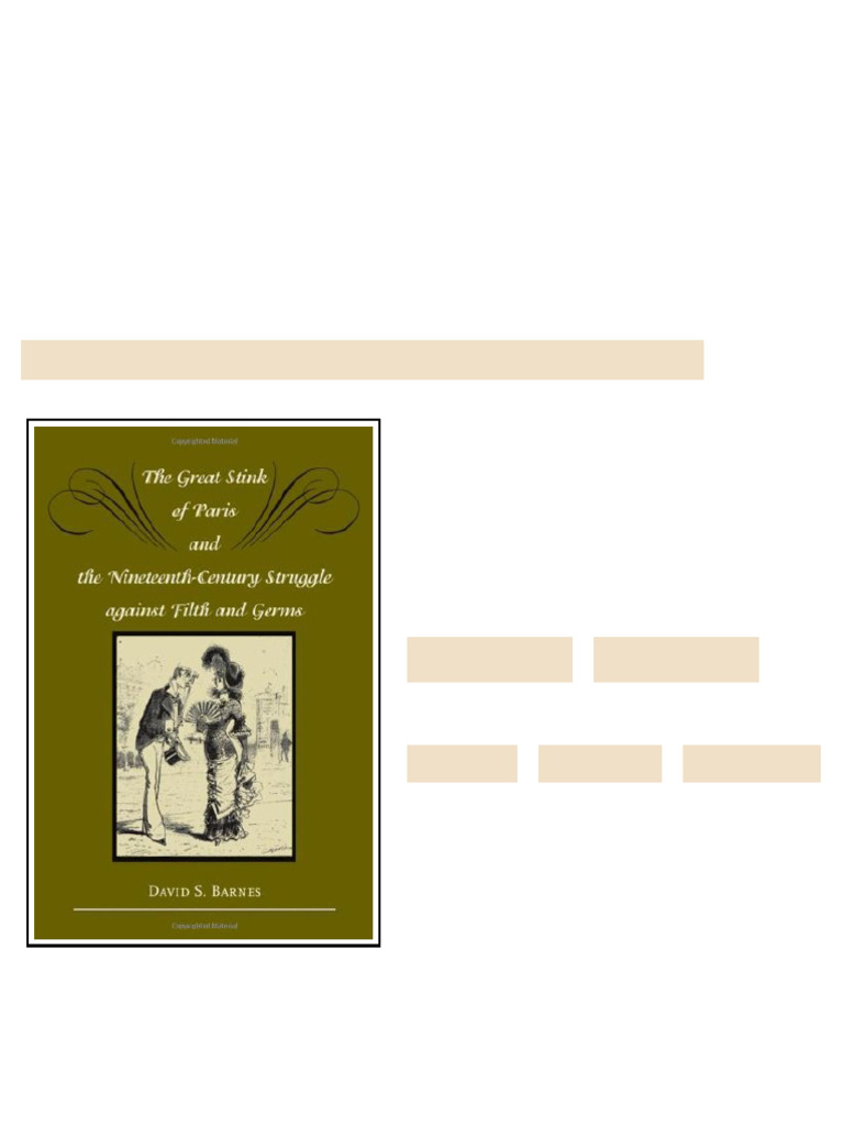 The Great Stink of Paris and the Nineteenth Century Struggle Against ...