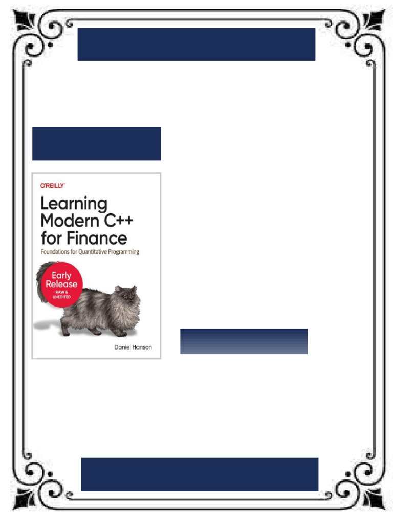 Learning Modern C++ for Finance: Foundations for Quantitative ...