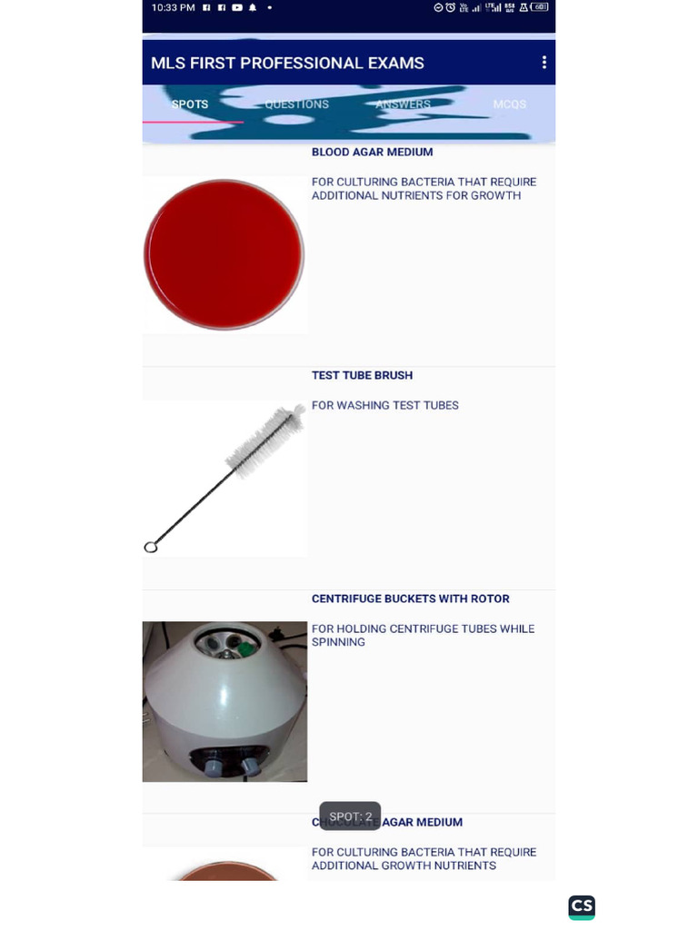 Spot Tests | PDF
