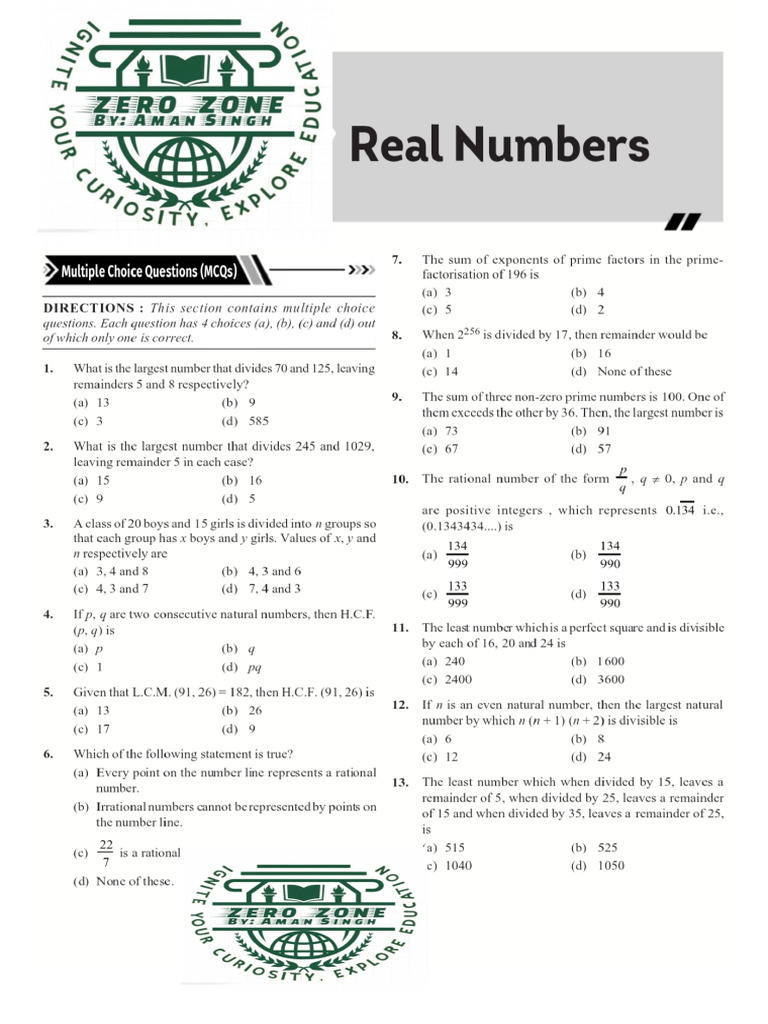 Real No. | PDF