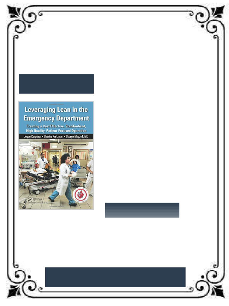 Leveraging Lean in the Emergency Department Creating a Cost Effective ...