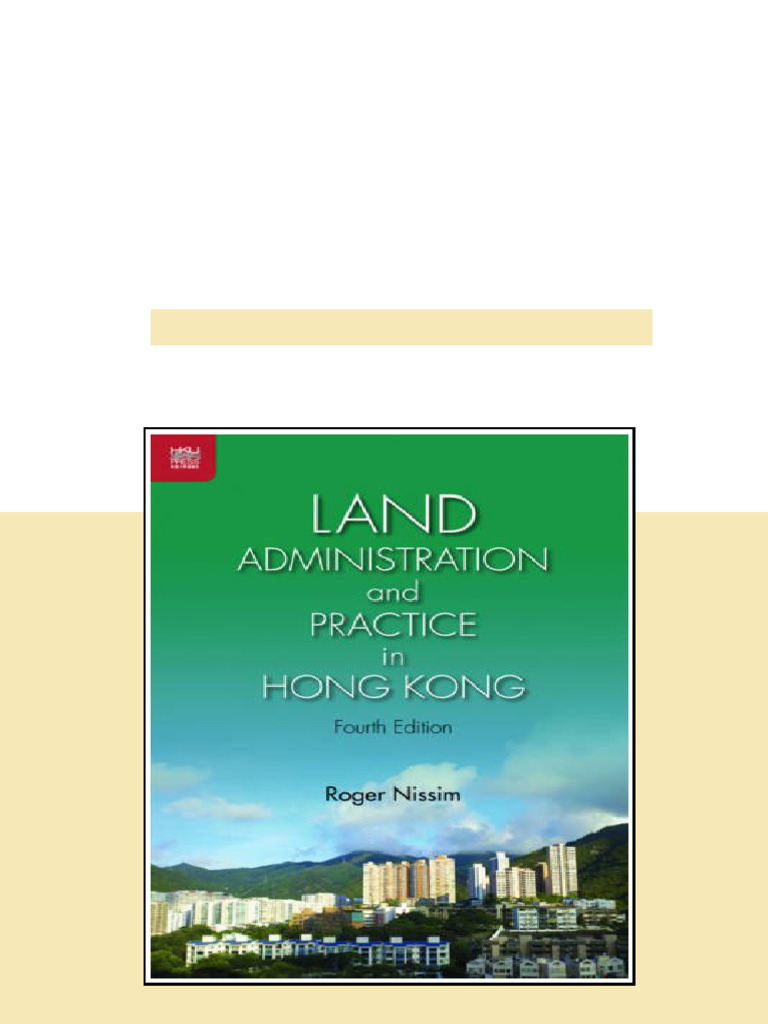 (Ebook) Land Administration and Practice in Hong Kong, Fourth Edition ...