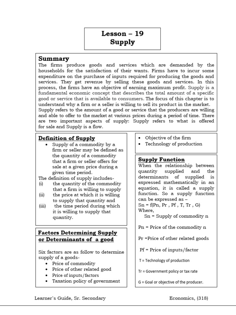 318_LG_E_L19 | PDF | Supply (Economics) | Economies
