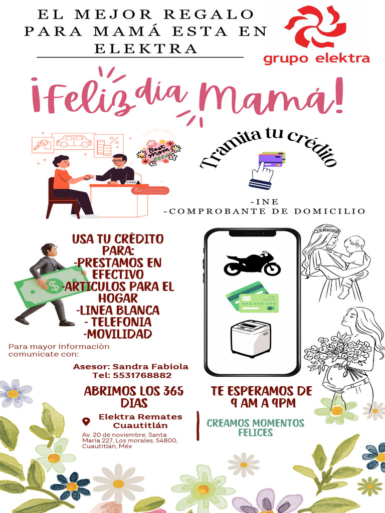 SANDY Feliz Día Mamá Elektra Remates | PDF