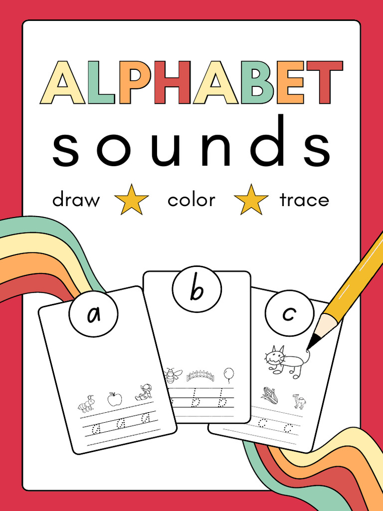 Alphabet Sounds Draw Color Trace | PDF