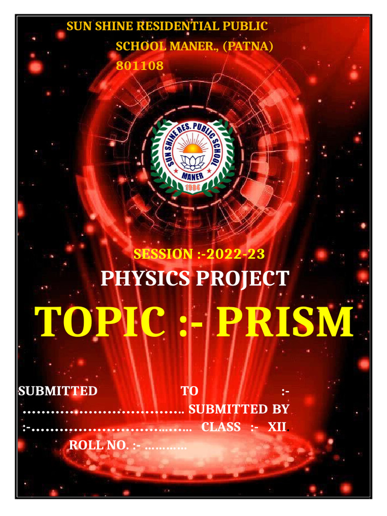 PHYSICS PROJECT WORK CLASS 12 | PDF | Refraction | Waves