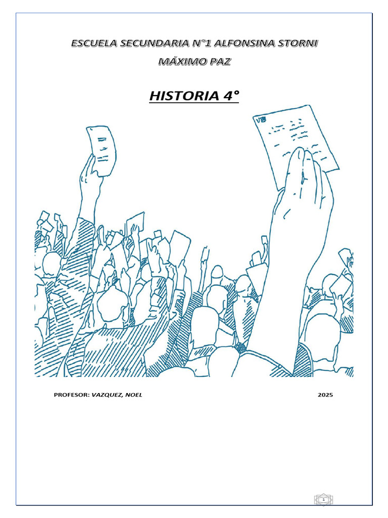Cuadernillo de Historia 4° año 2025_074121 | PDF | Colonialismo ...