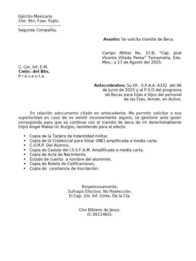 Solicit Ud Beca | PDF