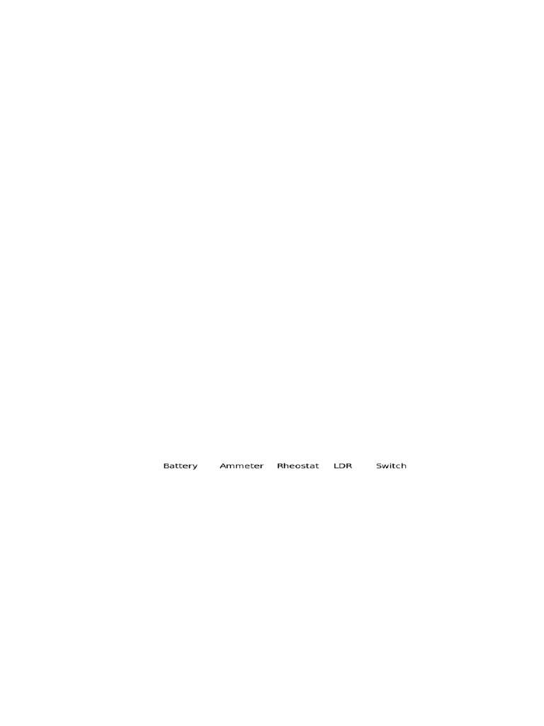 LDR Experiment: Current vs. Light Intensity | PDF