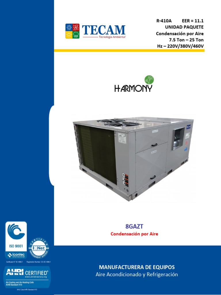Catalogo aire tecam8GAZ3_08025_7N120C_C01 | PDF | Ingeniería mecánica ...