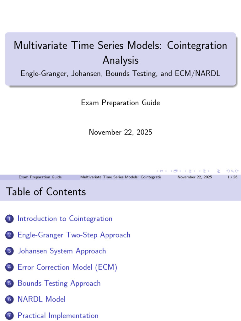 Unit III Time Series | PDF | Applied Mathematics | Statistical Inference