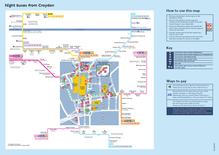 Croydon Night a4 | PDF | Public Transport | London