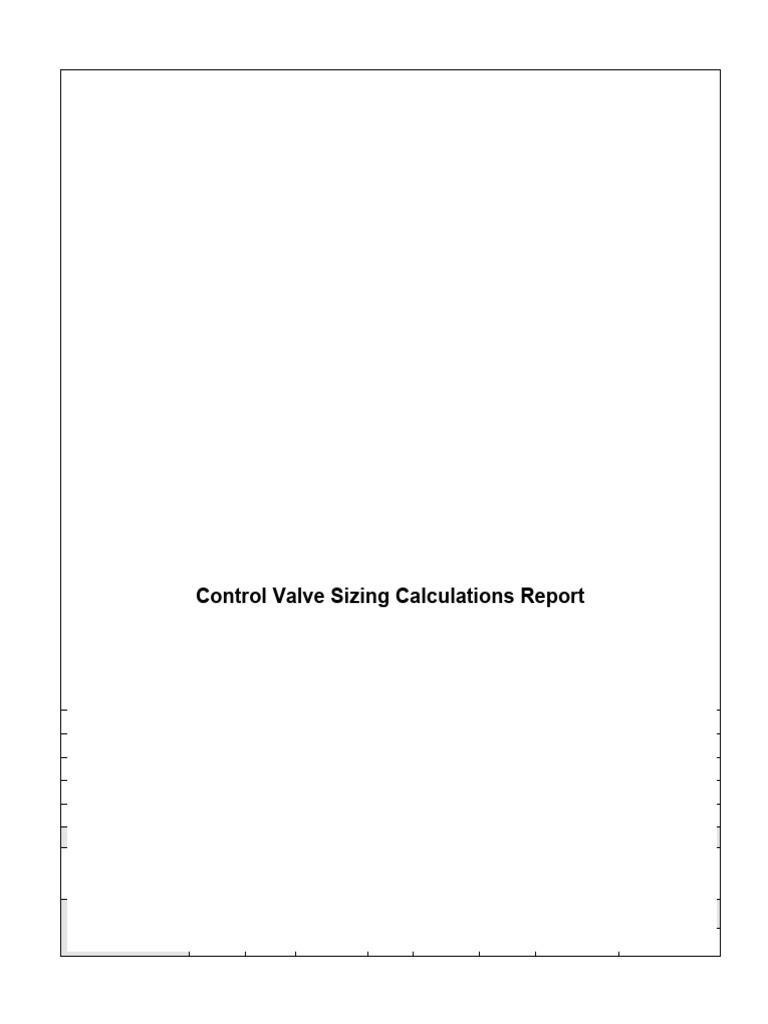 Control Valve Sizing Report for Makaraba | PDF | Barrel (Unit) | Pump