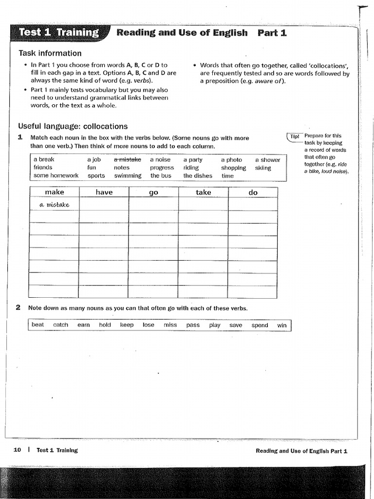 Practice - Reading & Use of English | PDF