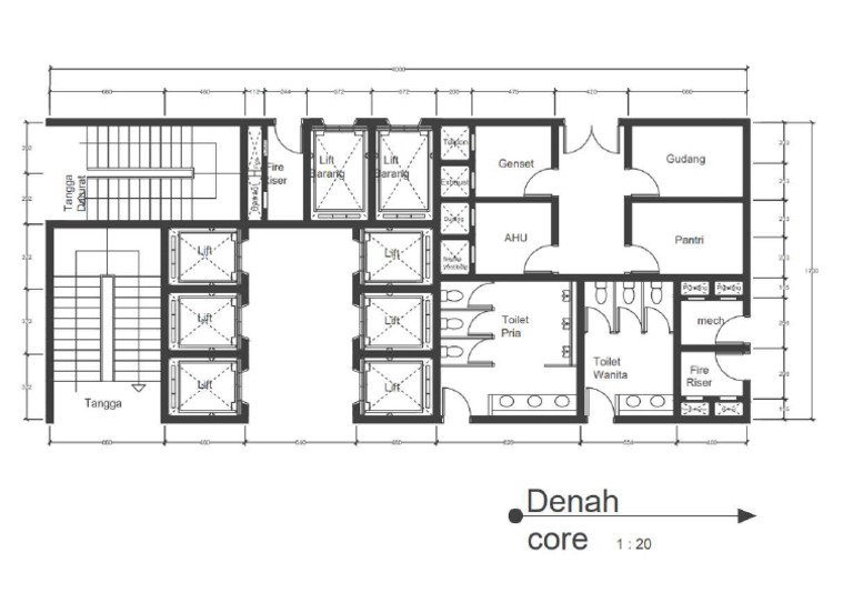 Denah Core Ahmad Lutf | PDF