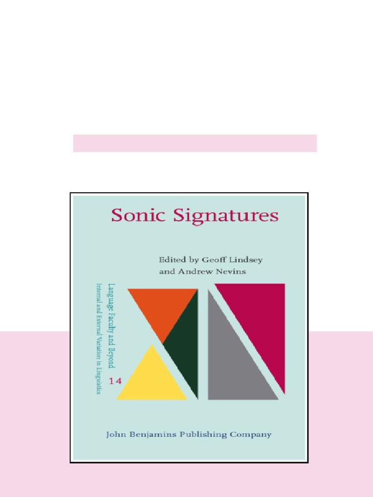 Sonic Signatures Studies Dedicated To John Harris Geoff Lindsey sample ...
