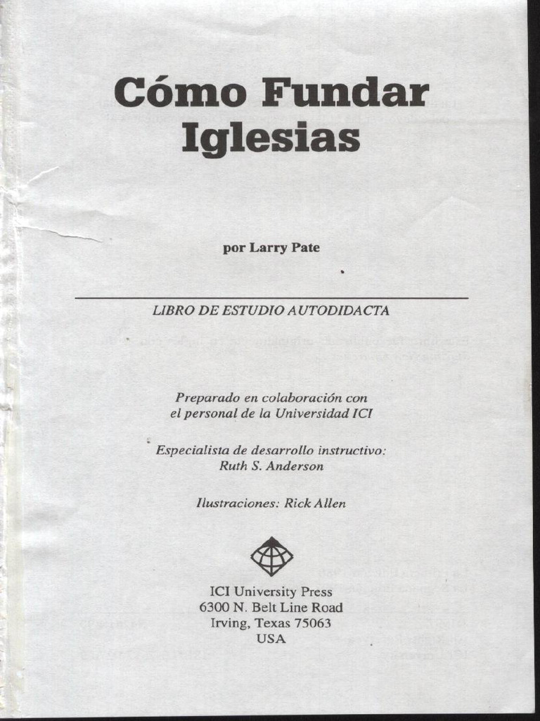 THE201 Cómo Fundar Iglesias Por Larry Pate | PDF