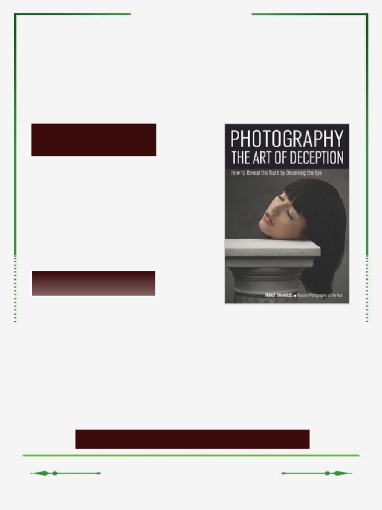 The Art of Deception Irakly Shanidze full digital eBook chapters | PDF ...