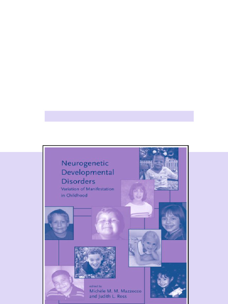 (Ebook) Neurogenetic developmental disorders: variation of ...