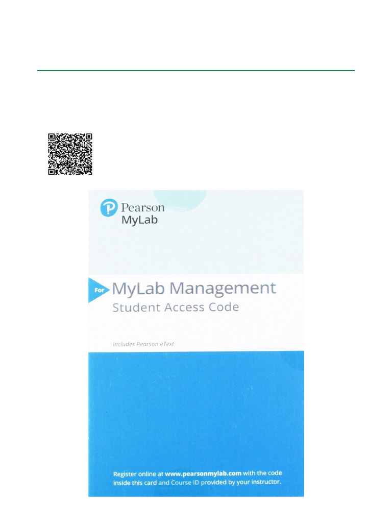 2019 MyLab Management with Person eText Access Code for Human Resource ...