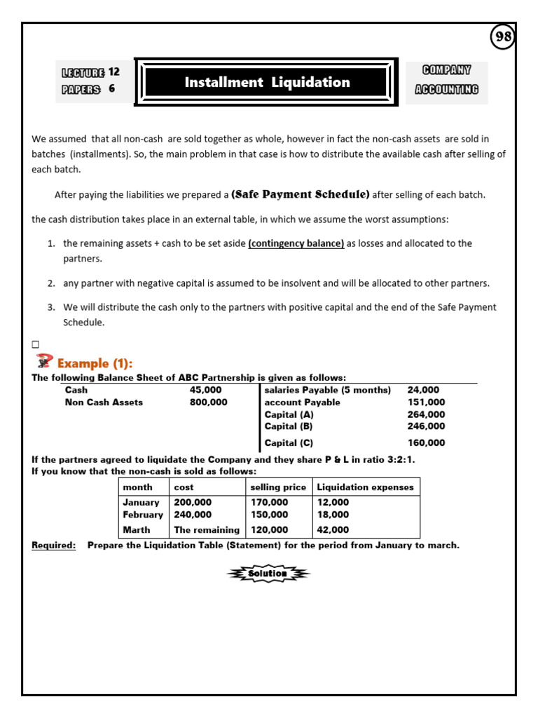 Lecture 12 | PDF | Balance Sheet | Book Value