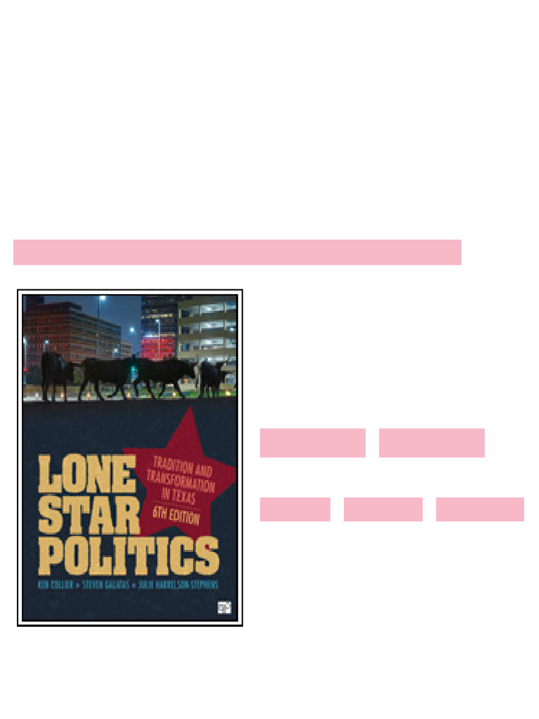 Test Bank for Lone Star Politics Tradition and Transformation in Texas ...