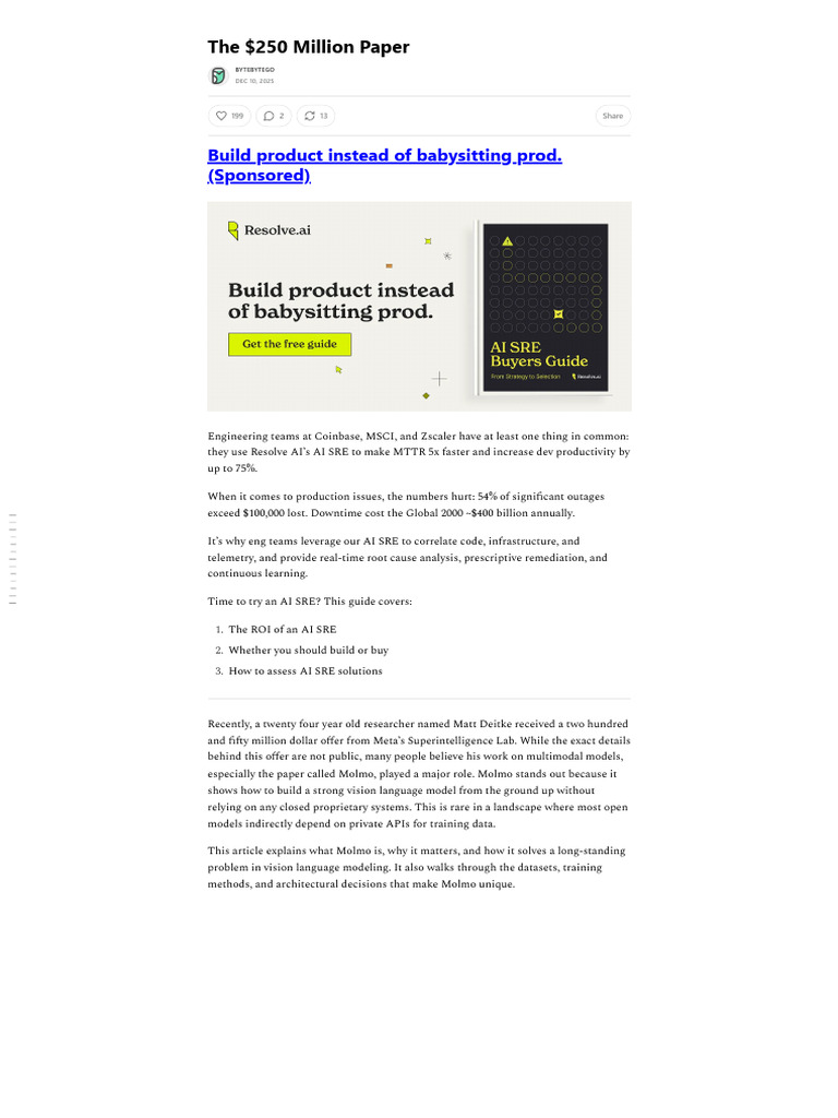 The $250 Million Paper - ByteByteGo Newsletter | PDF | Computing