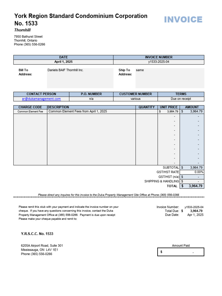 y1533-2025-04 (Developer Fees April 2025)(Revised) | PDF | Invoice | Receipt