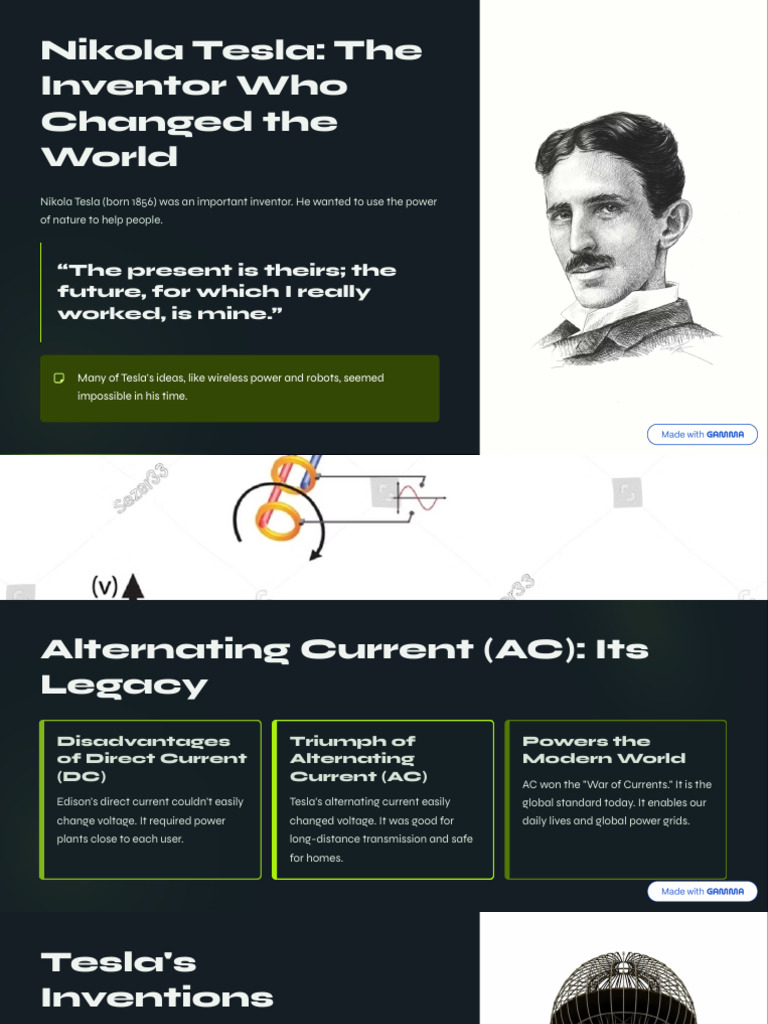Nikola Tesla the Inventor Who Changed the World | PDF