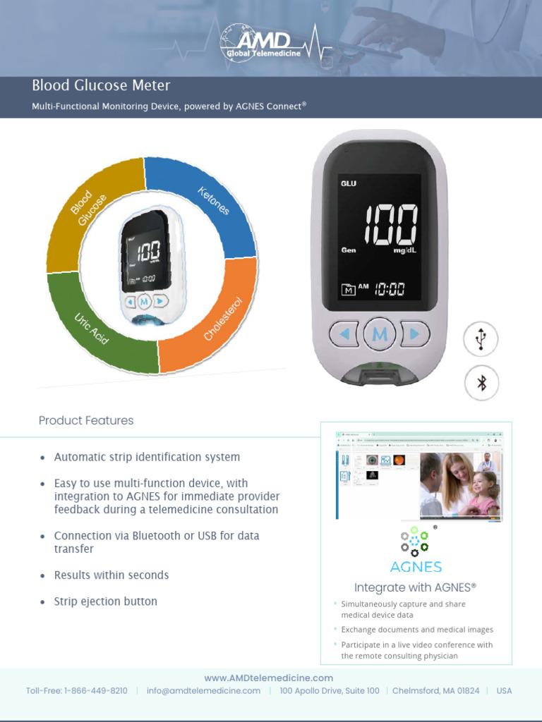AMD Multi Function Blood Monitor | PDF