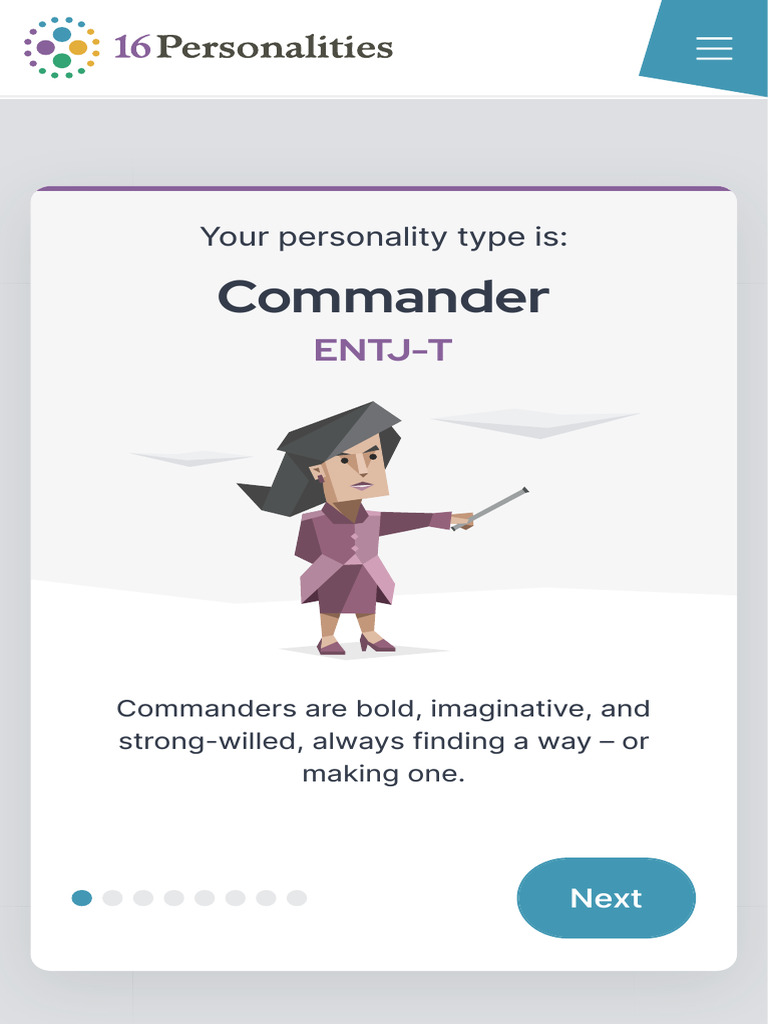ENTJ-T Personality: The Commander Type | PDF