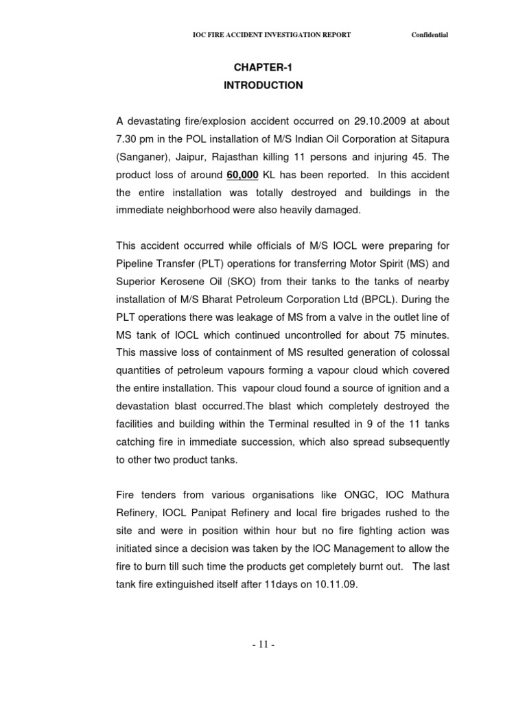Iocl Fire | PDF | Petroleum | Natural Gas