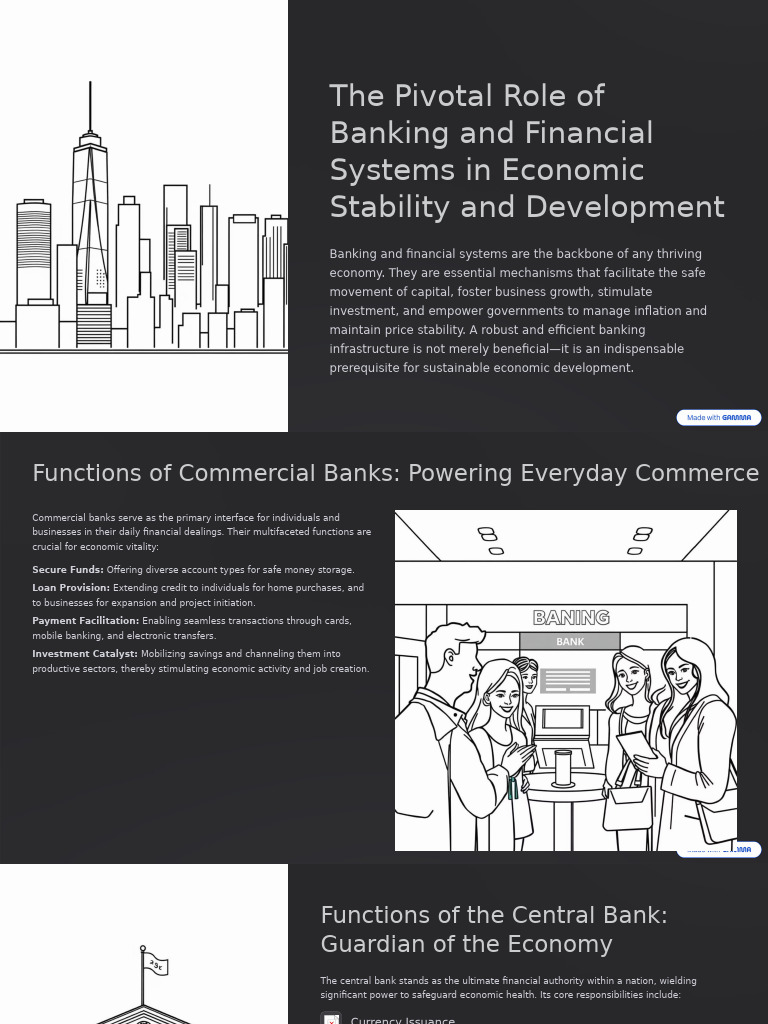 The Pivotal Role of Banking and Financial Systems in Economic Stability ...