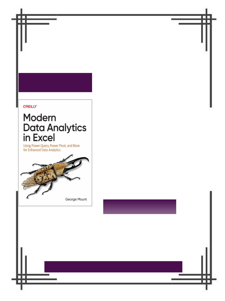 Modern Data Analytics In Excel Using Power Query Power Pivot And More 6497