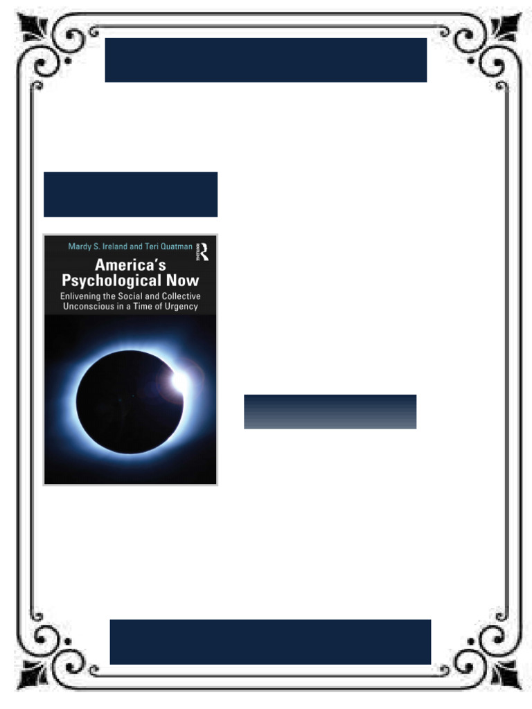America's Psychological Now 1st Edition Mardy S. Ireland eBook stable ...