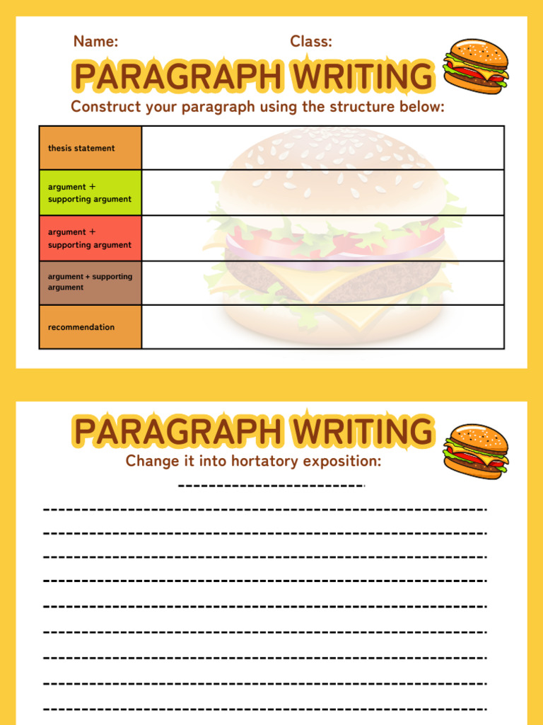 Burger Paragraph - XII BIGL | PDF