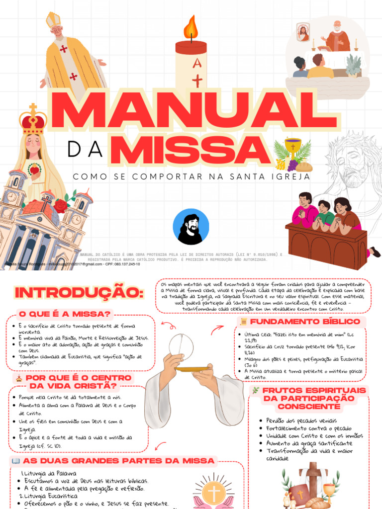 Manual Da Missa | PDF | Eucaristia | Liturgia