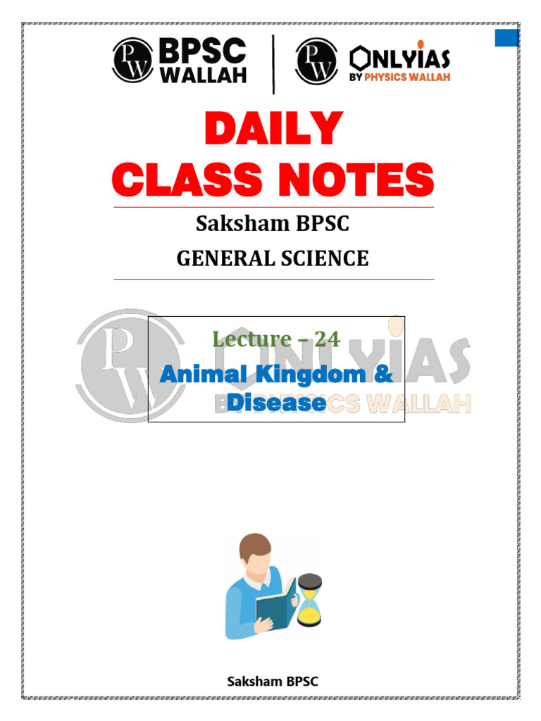 General Science 24 _ Daily Class Notes (English) | PDF | Tissue ...