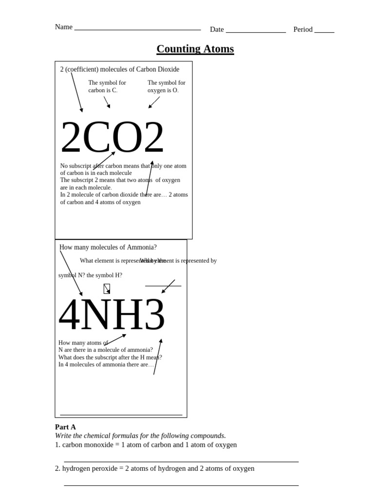 Counting+Atoms+(1) | PDF