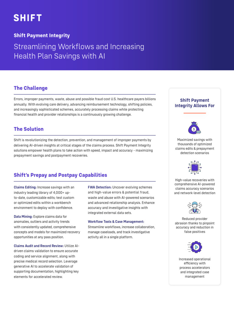 AI-Driven Payment Integrity Solutions | PDF | Artificial Intelligence ...